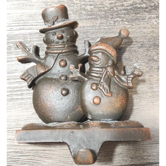 Unbranded | Holiday | Frosty The Snowman Cast Iron Stocking Holder ...